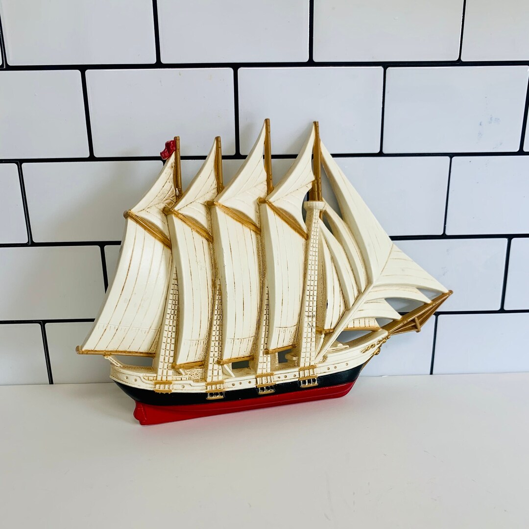 Vintage Burwood Production Nautical Wall Decor, Ship Decor - Etsy
