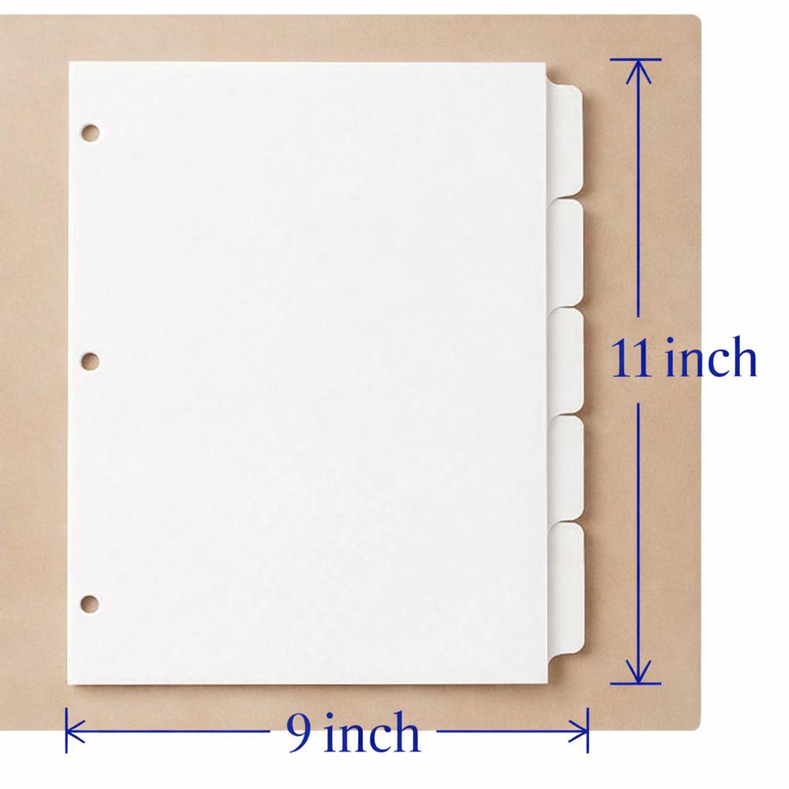 Customizable Binder Divider Tabs: Mylar Index, 3-ring Binder - Etsy