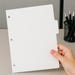 Customizable Binder Divider Tabs: Mylar Index, 3-ring Binder - Etsy