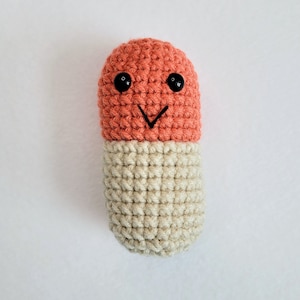 Happy Pill, Chill Pill Crochet Pattern, Low Sew! Instant Download PDF ...