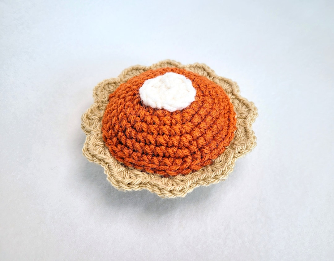 Thanksgiving Pumpkin Pie Crochet Pattern, Instant Download PDF - Etsy