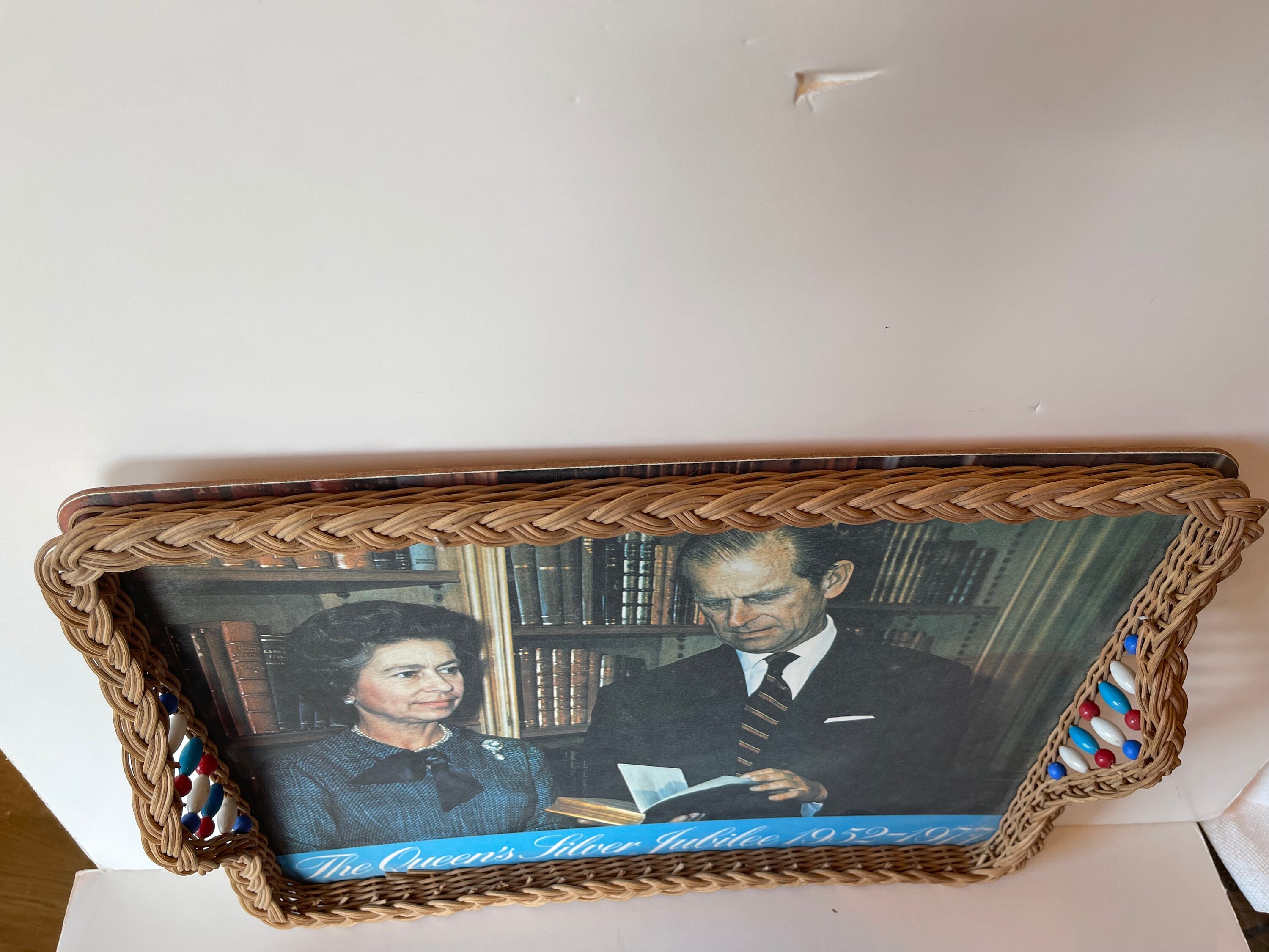 The Queens Silver Jubilee Serving Tray 1952-1977 Queen Elizabeth II ...