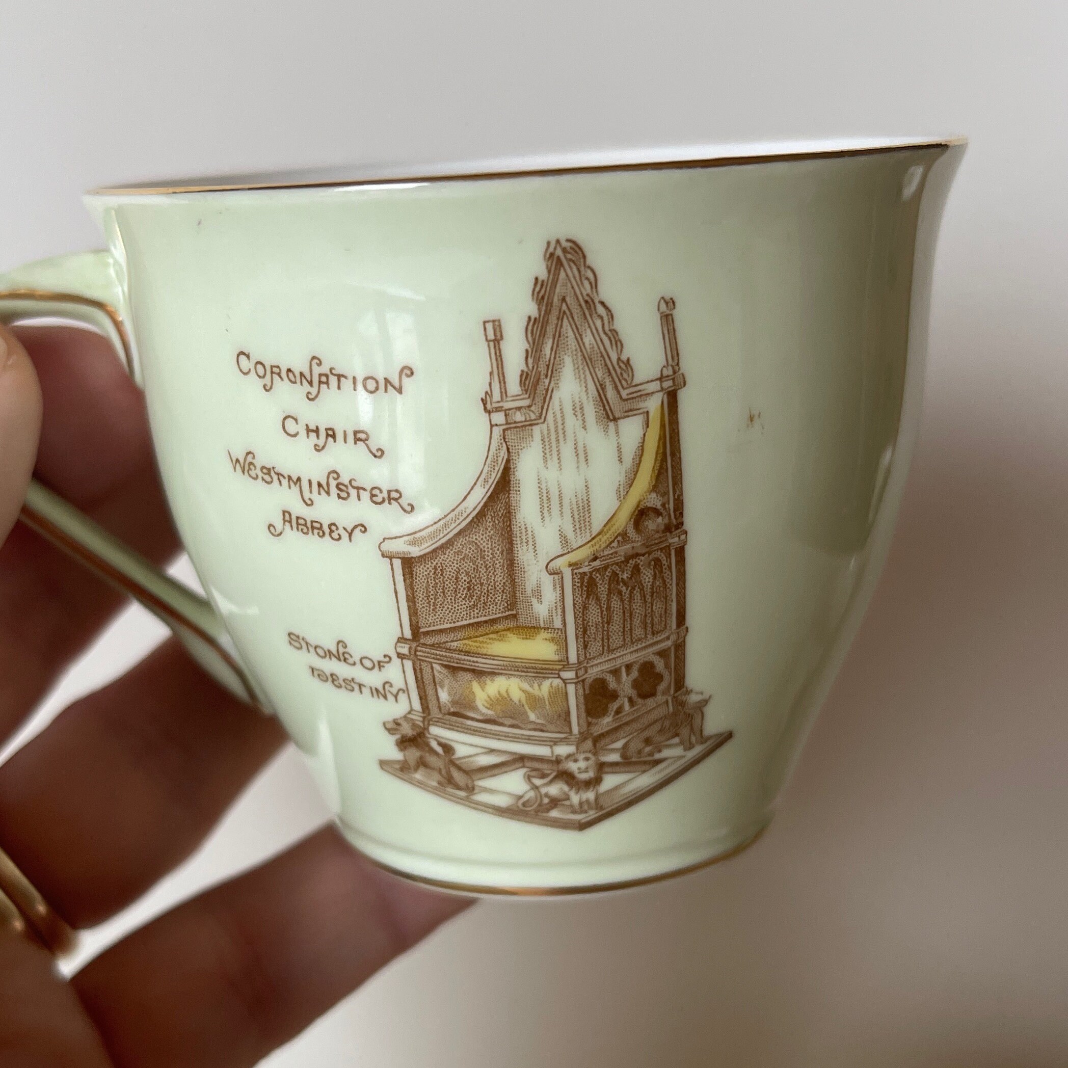 Set of 6 Coronation Cups of King Edward VIII - Aynsley China - Etsy