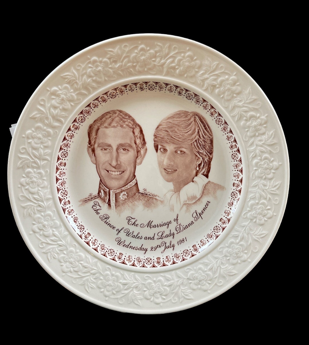 Princess Diana and Prince Charles Commemorative Wedding Plate - Etsy