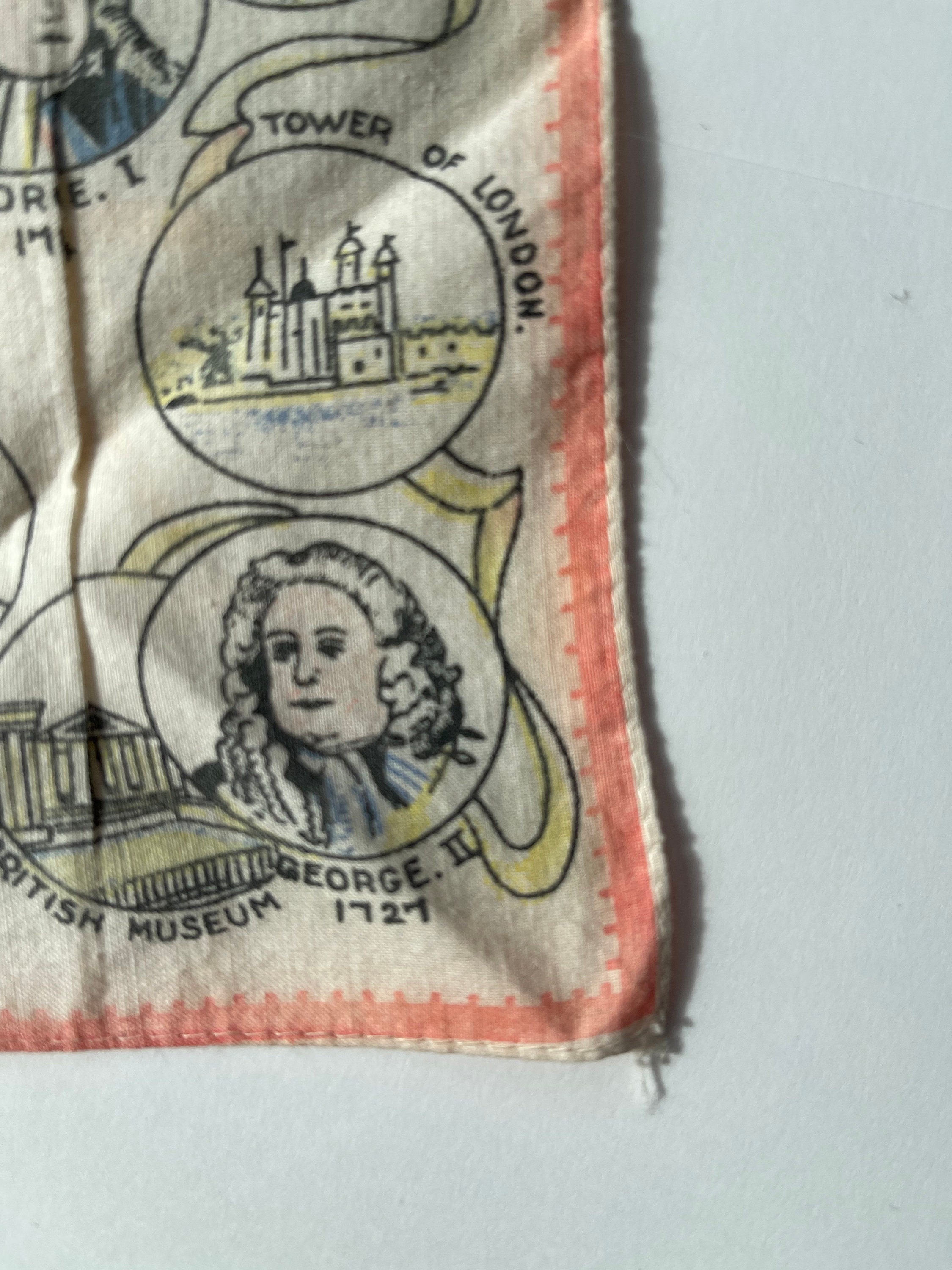 King George VI Coronation Ladys Handkerchief - Etsy