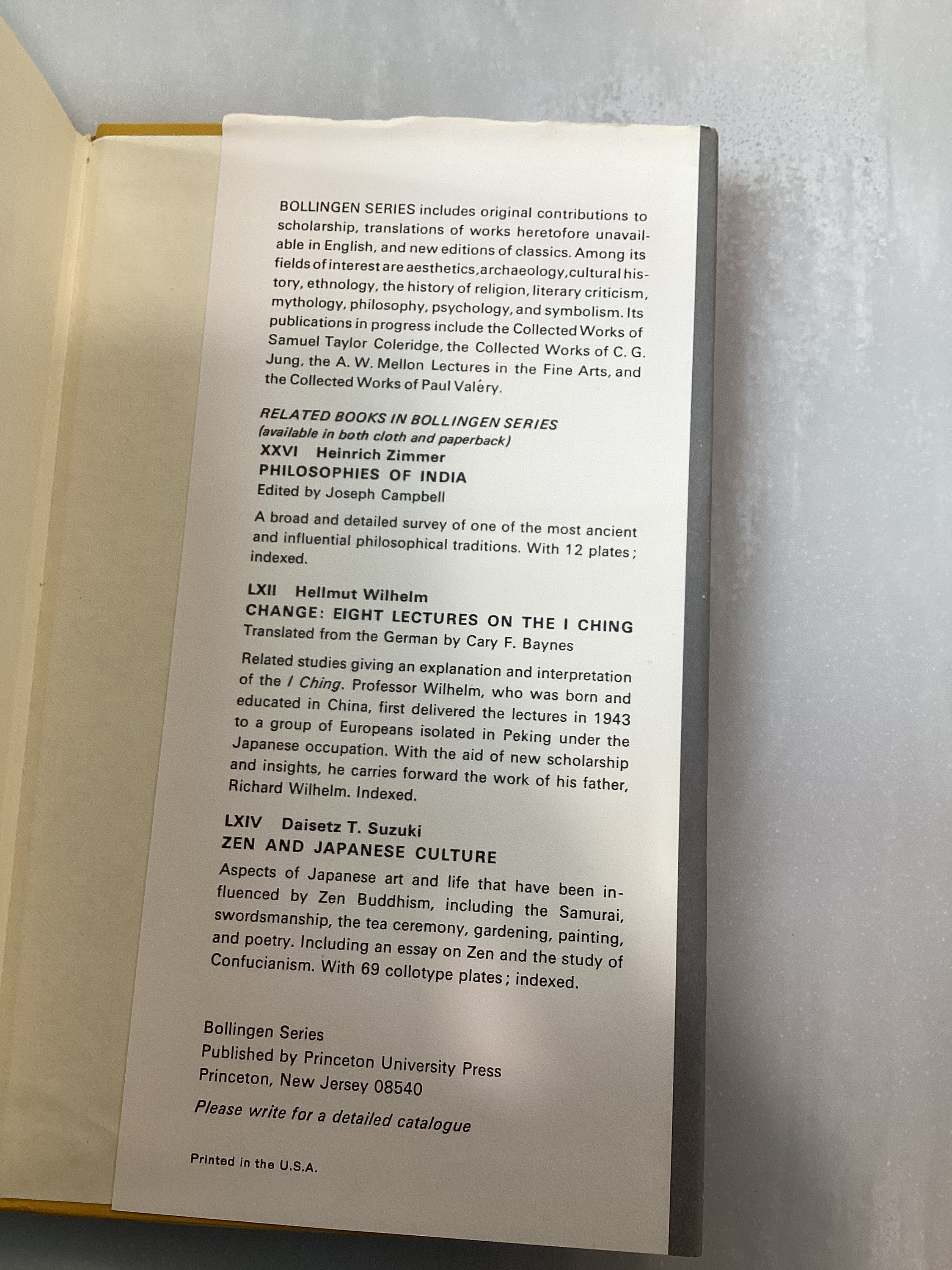 The I CHING or the BOOK of CHANGES by Richard Wilhelm, Cary F Baynes ...