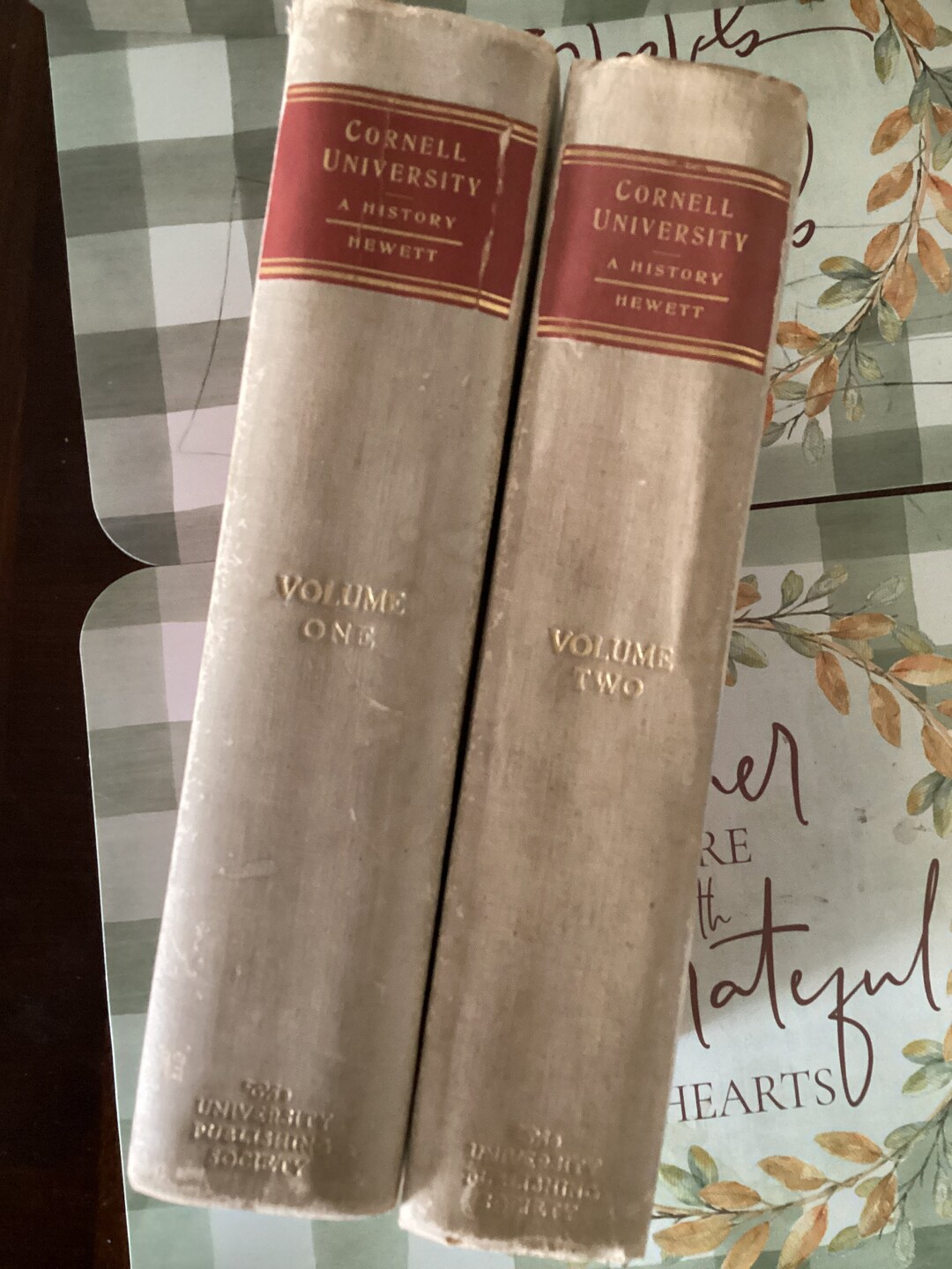 Antique Cornell University History Book Set: 1905 Vol. 1 & 2 - Etsy