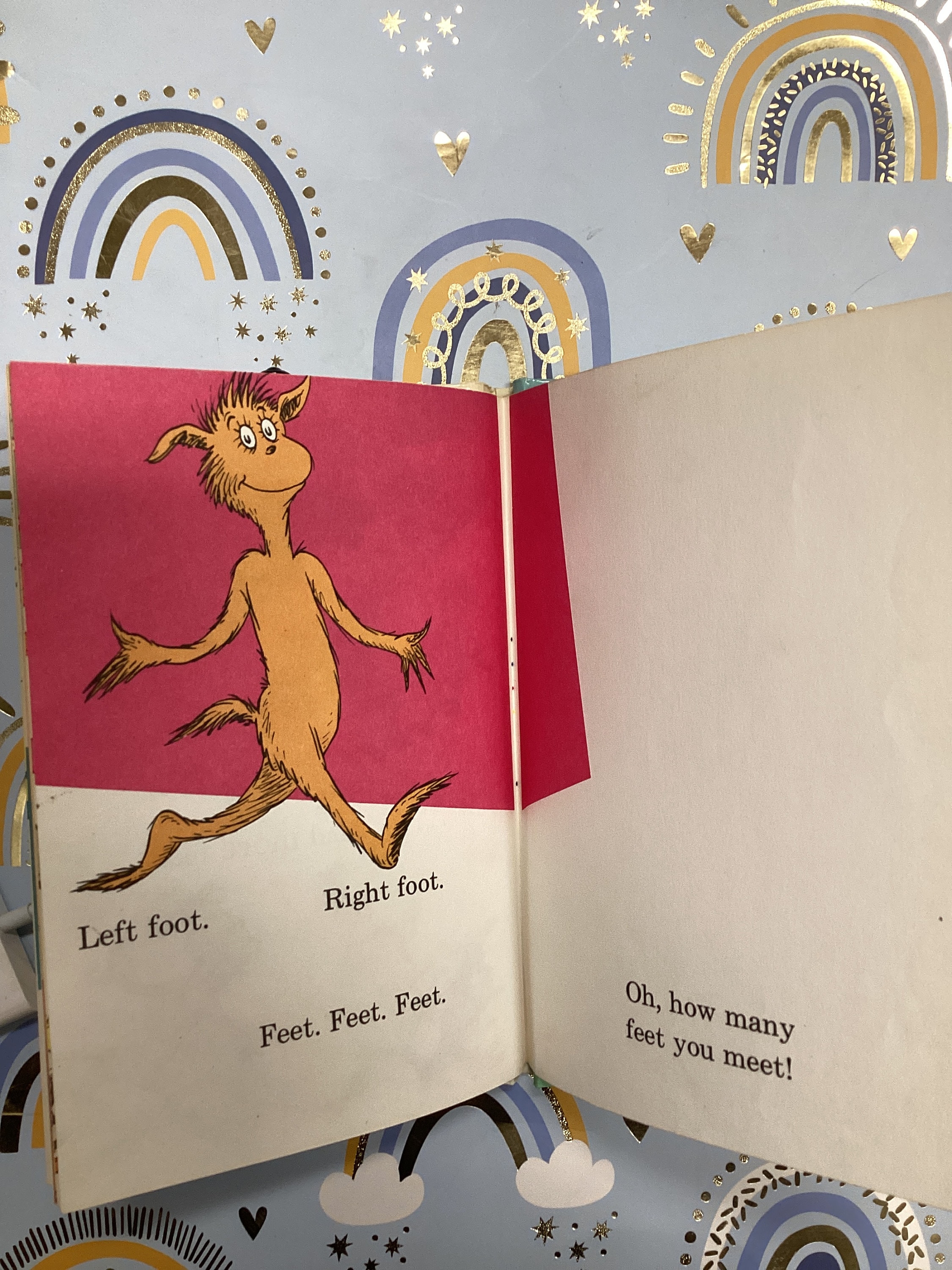 1968 Dr. Seuss Foot Book: Rare First Edition Hardcover - Etsy