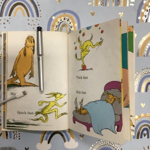 1968 Dr. Seuss Foot Book: Rare First Edition Hardcover - Etsy