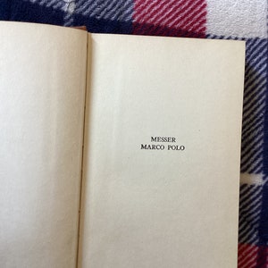 MESSER MARCO POLO Very Rare Antique Hardcover Book 1912 by Donn Byrne ...