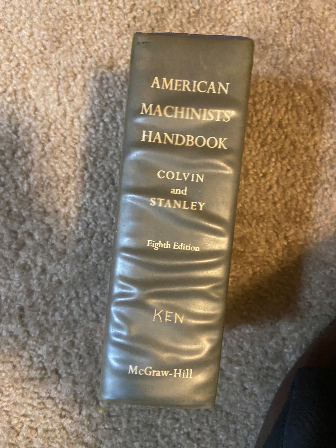 AMERICAN MACHINISTS’ HANDBOOK Vintage Hardcover Book 8th Edition 1945 ...