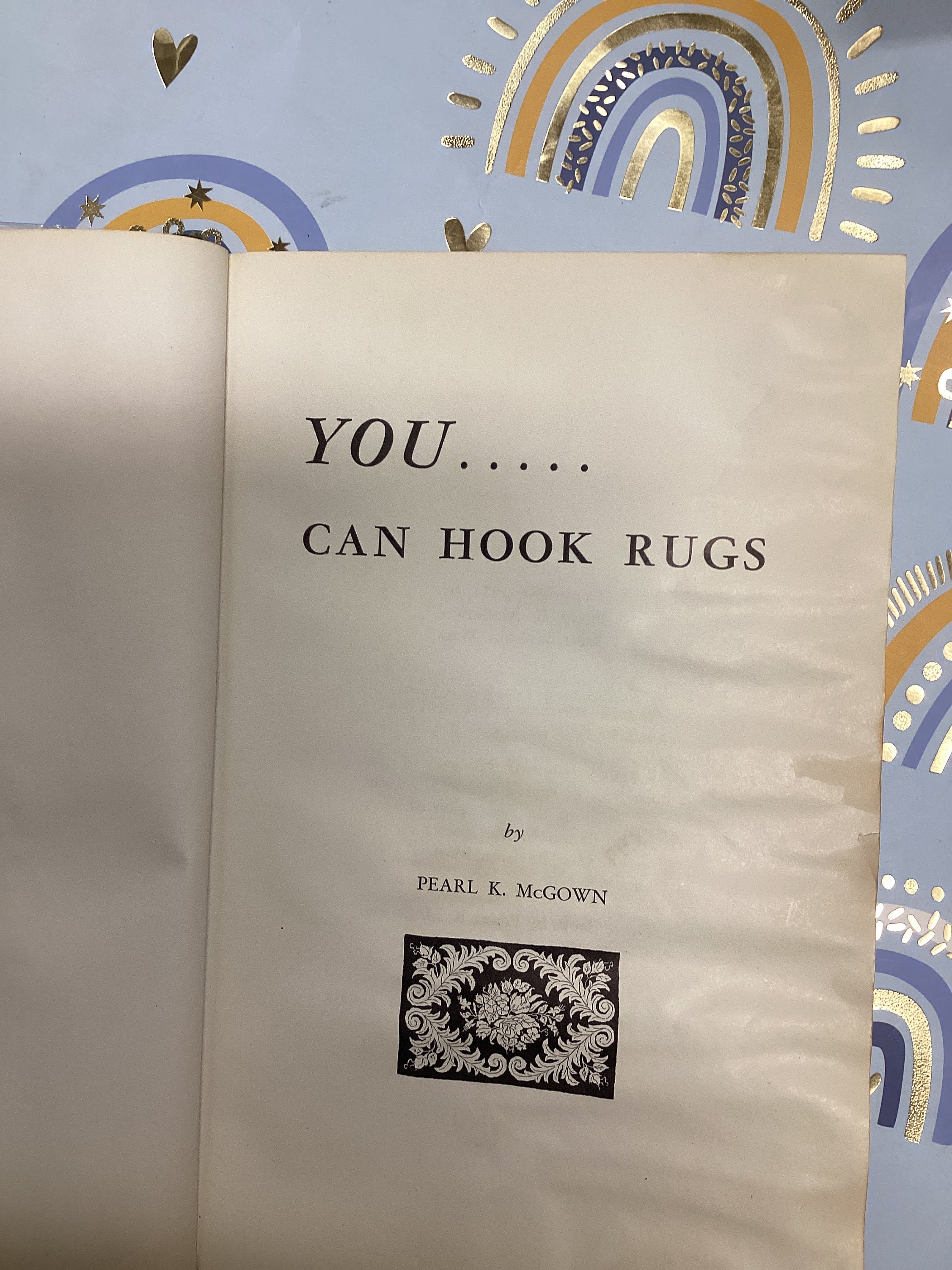Signed 1951 First Edition Rug Hooking Book by Pearl Mcgown - Etsy