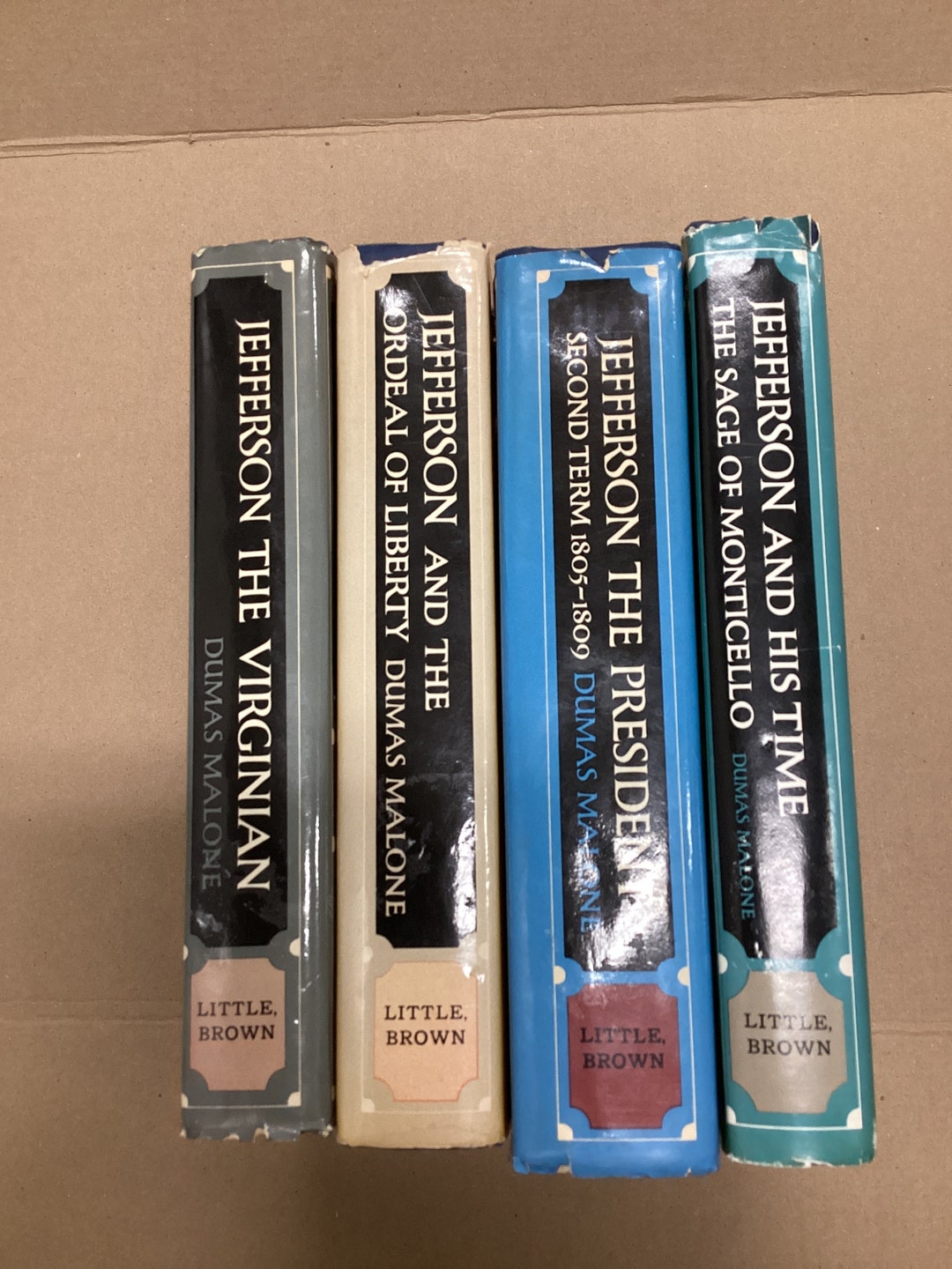 DUMAS MALONE Books -jefferson the President| Jefferson, Sage of ...