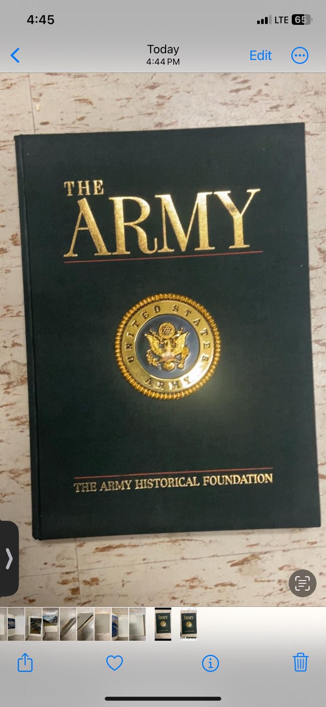 The UNITED STATES Army| Vintage Leatherbound Decorative US Army Book ...