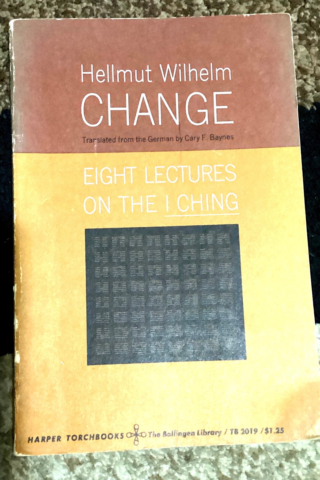 CHANGE by HELLMUT WILHELM 1960 Rare Vintage Softcover Book Taoism and ...