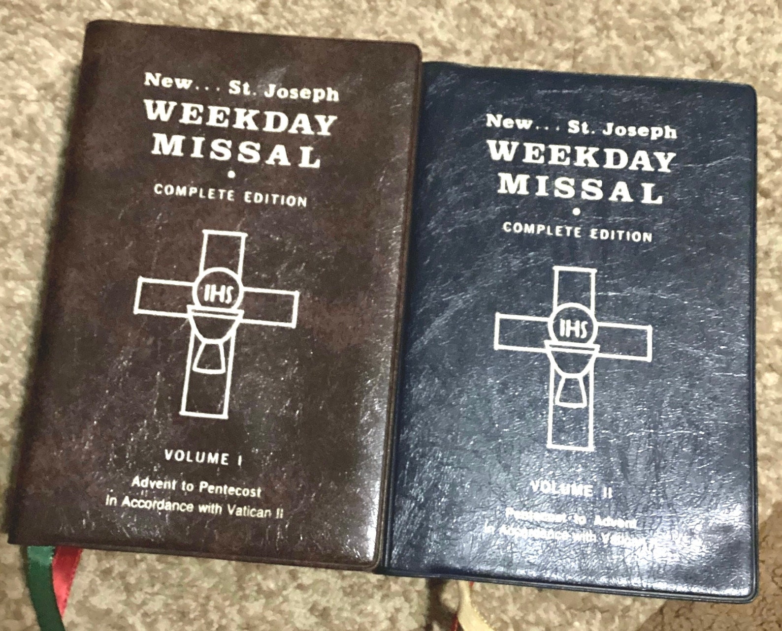 NEW St. JOSEPH Weekday MISSAL Volumes 1 & 2 1975 Edition Vintage ...