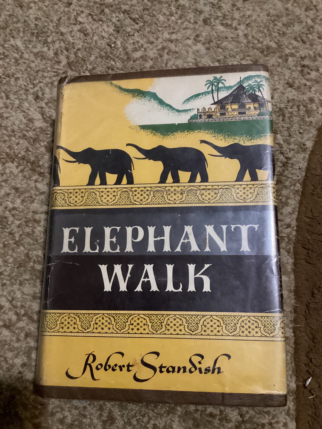 ELEPHANT WALK A Novel by Robert Standish 1949 Rare Collectible ...