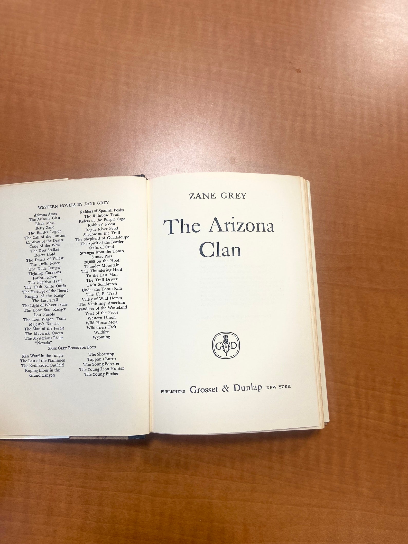 The Arizona Clan: Vintage Zane Grey Western, 1958 Hardcover - Etsy
