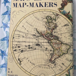 MAPS & MAPMAKERS Vintage Hardcover Book of History of Maps and ...