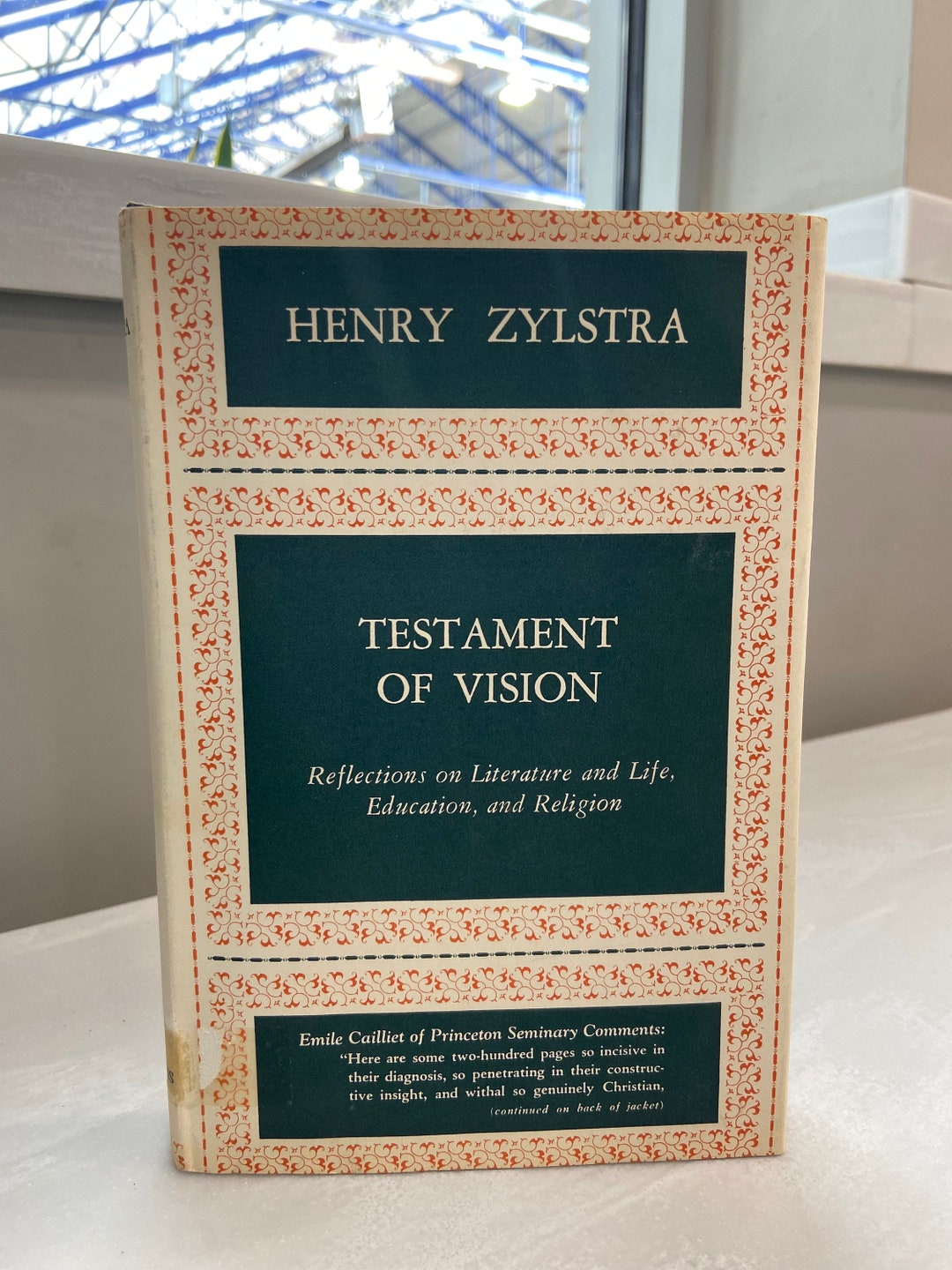 Testament of Vision: Vintage Christian Theology Book by Henry Zylstra ...