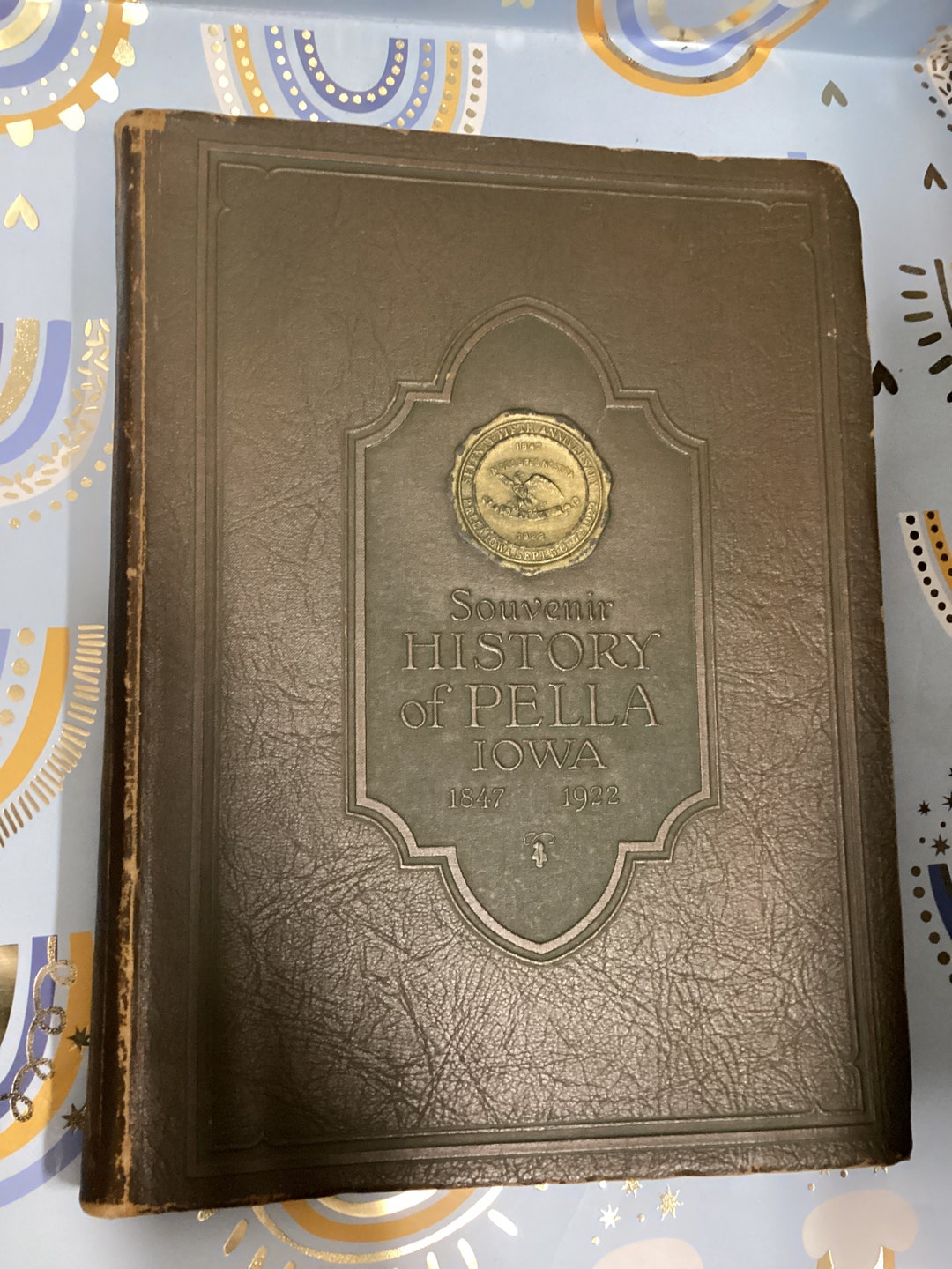 1922 Pella Iowa History Book | First Edition Antique Collectible - Etsy