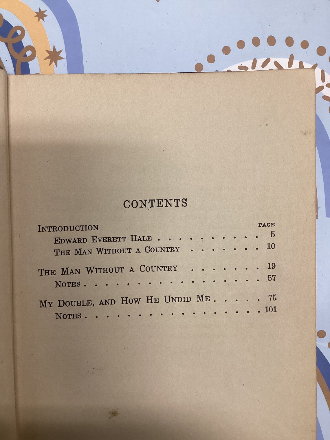 1910 THE MAN WITHOUT A Country and My Double by Edward Everett Hale ...