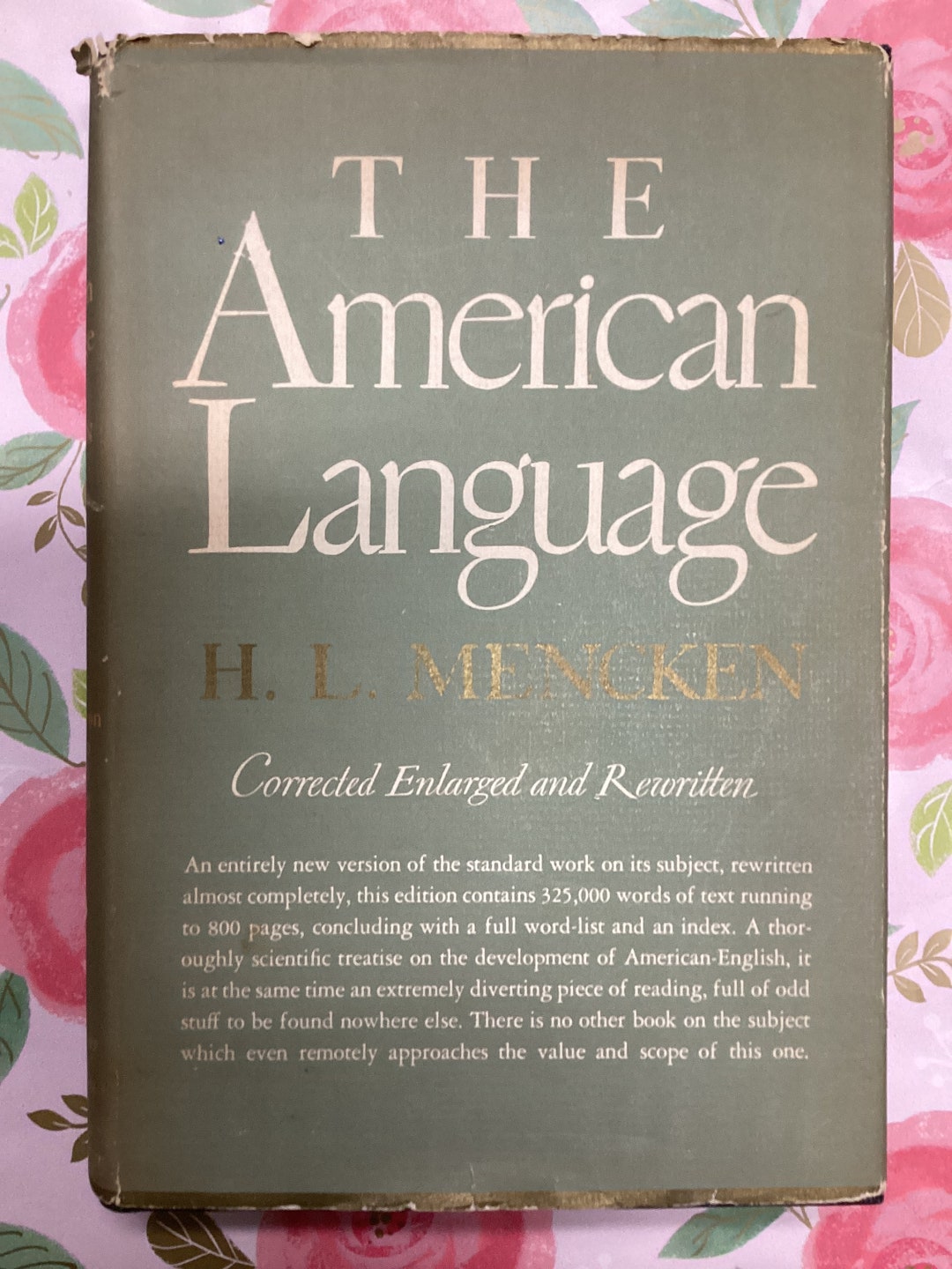 The American Language Rare Vintage 4thedition Hardcover Classic Bk 1937 ...