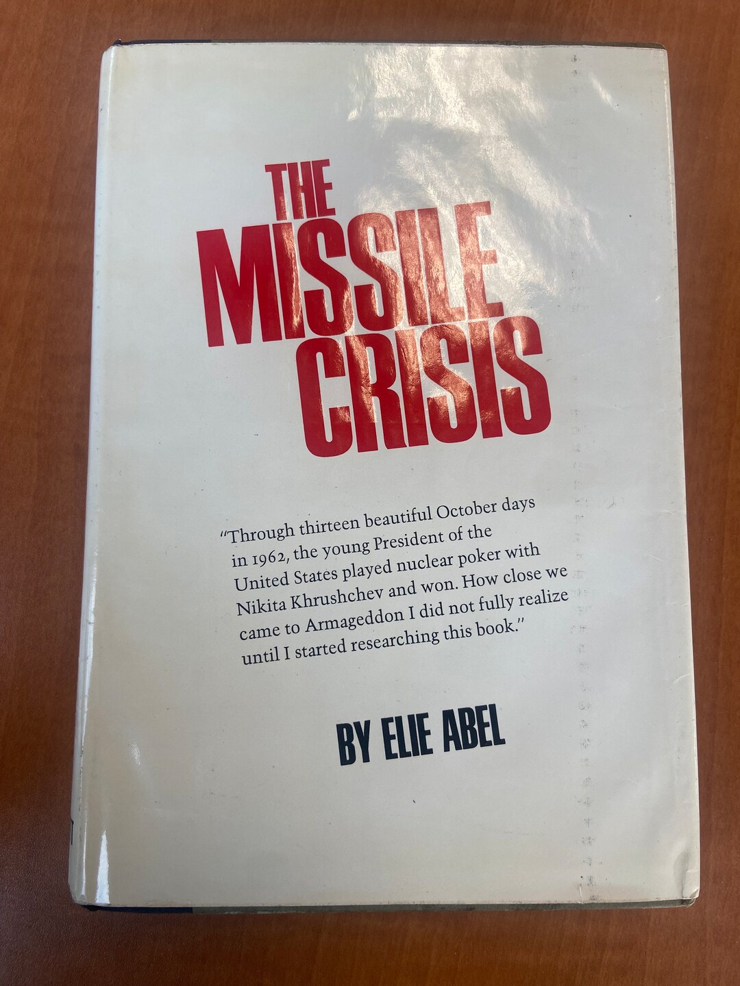 The MISSILE CRISIS Vintage First Edition Hardcover Book 1965 Account of ...