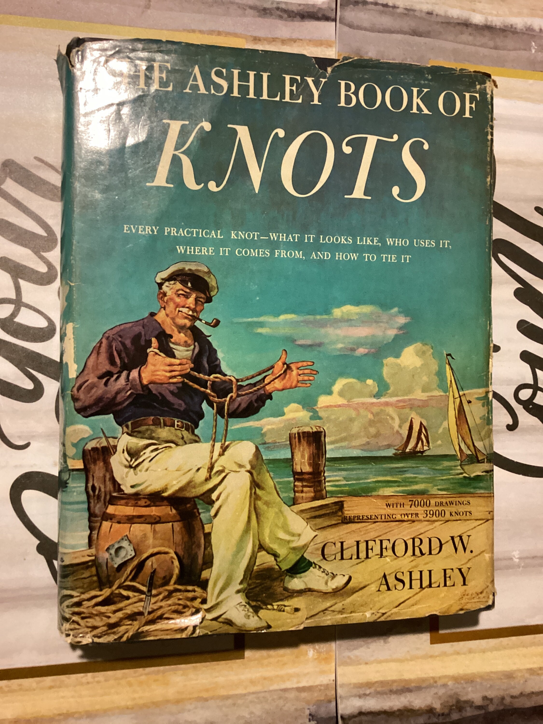 The ASHLEY BOOK of KNOTS by Clifford W Ashley 1944 Vintage Very Rare ...