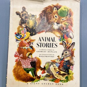 Rare "animal Stories" Book: 1st Edition, Rojankovsky Illustrations - Etsy