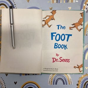 1968 Dr. Seuss Foot Book: Rare First Edition Hardcover - Etsy