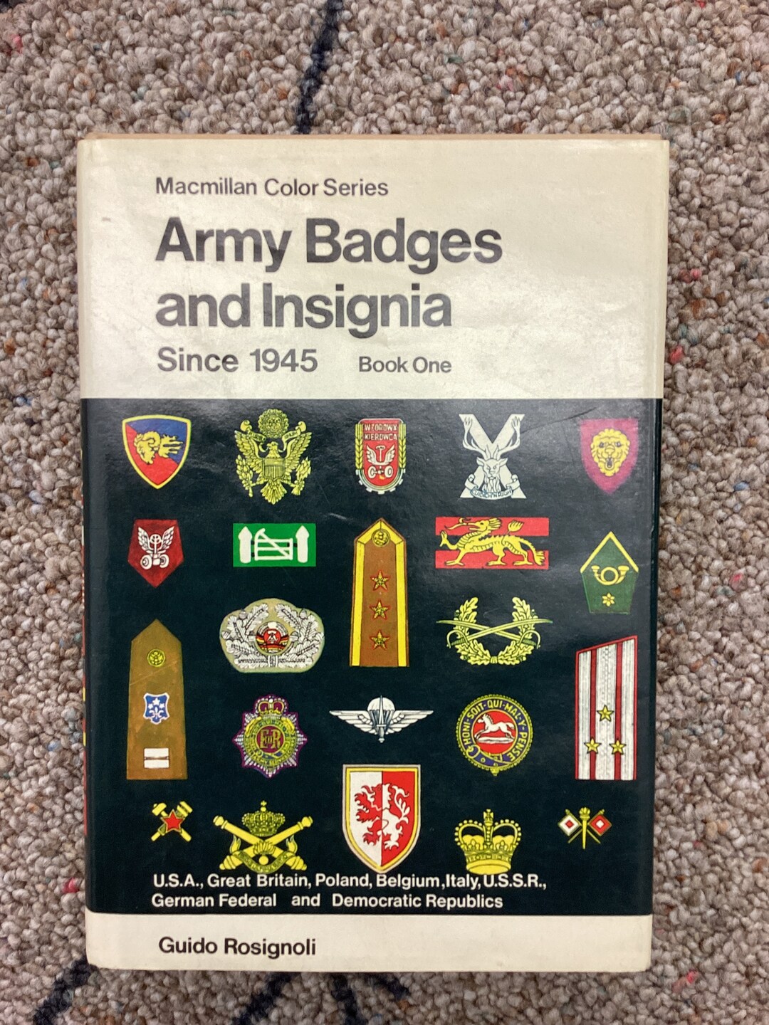 Vintage Army Badges & Insignia Book: Military History, 1975 First ...