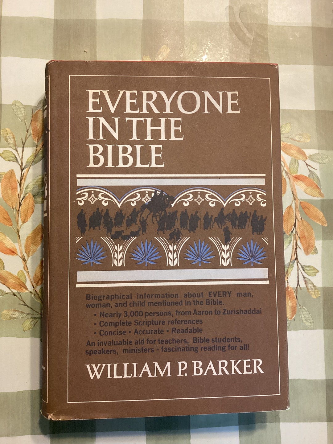 1966 Everyone in the Bible Book by William Barker, First Edition ...