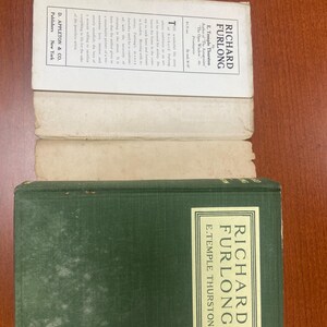 Richard Furlong Very Rare Antique First Edition Hardcover Classic Novel ...