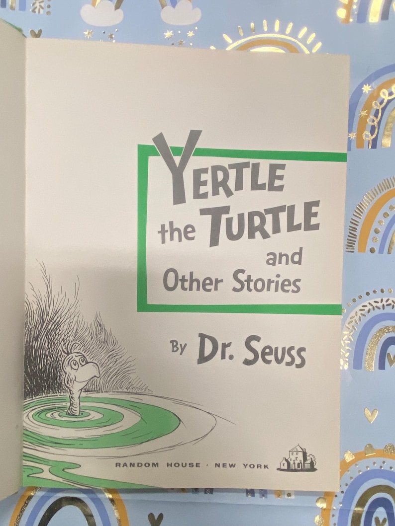 Yertle the Turtle & Other Stories | 1958 Dr. Seuss First Edition ...
