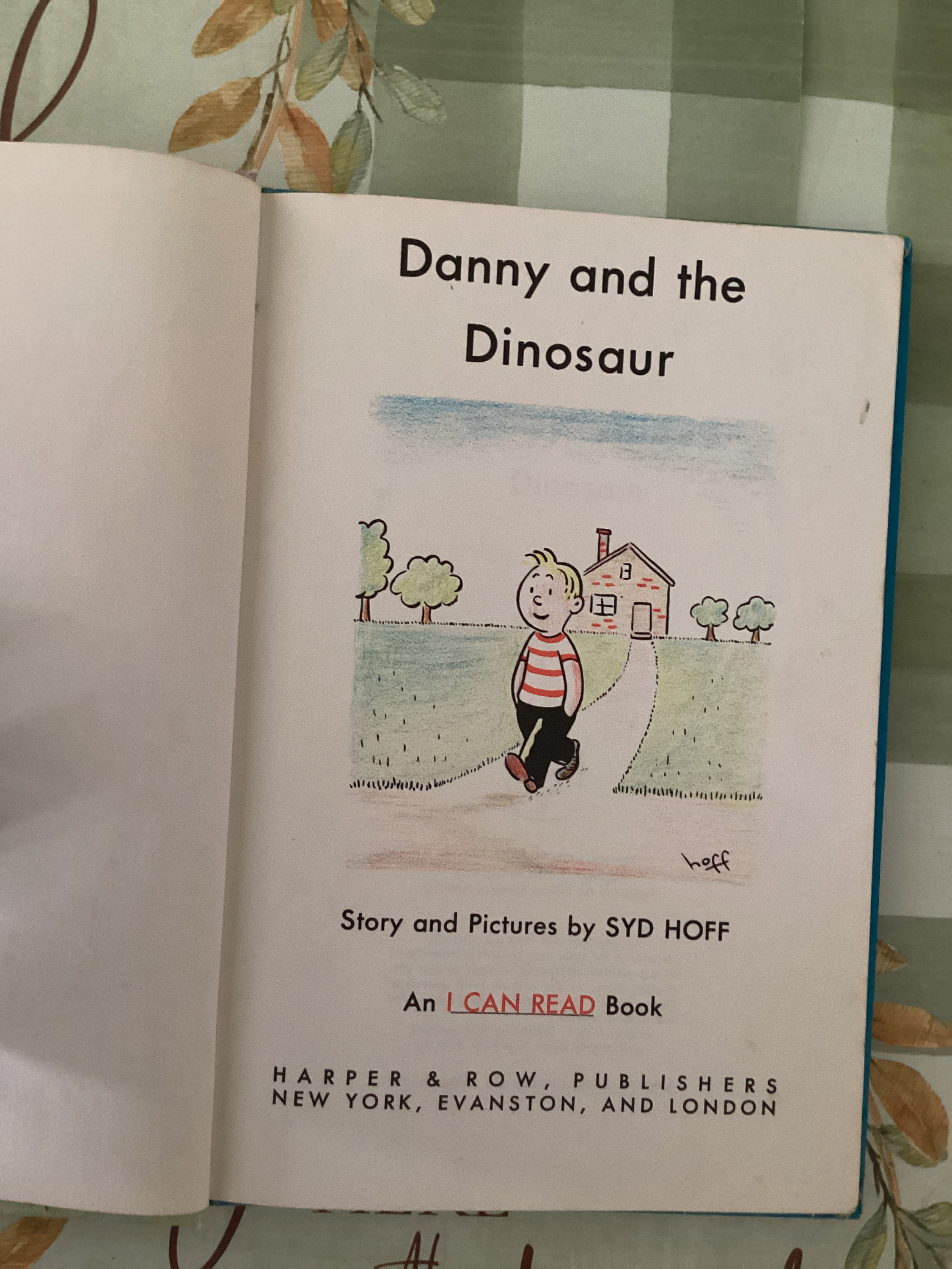 1958 DANNY and the DINOSAUR by Syd HOFF Very Rare First Edition ...