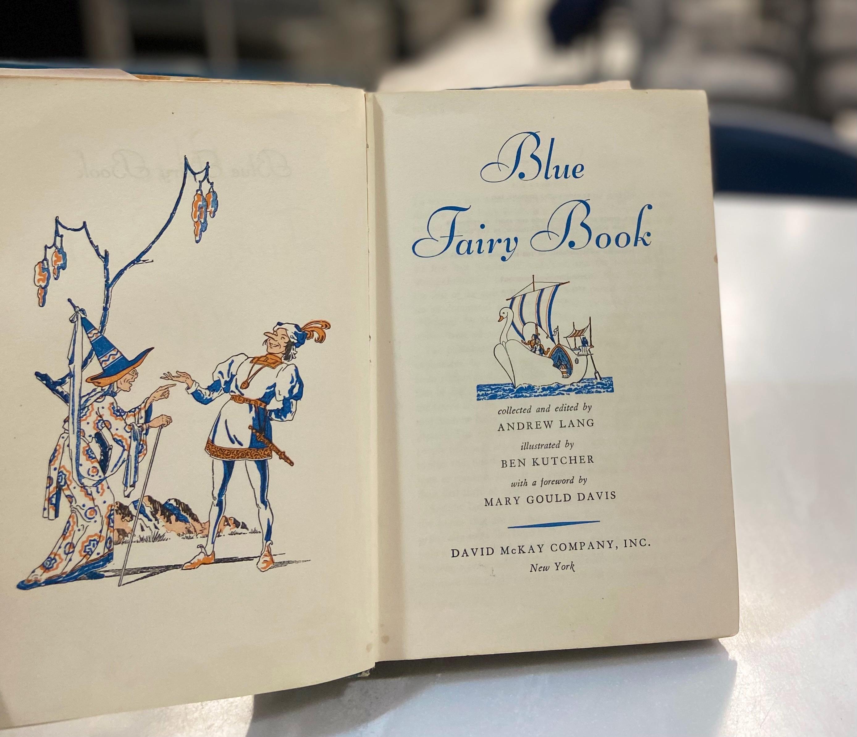 Blue Fairy Book Vintage Later Edition Hardcover All Time Fairy Classic ...