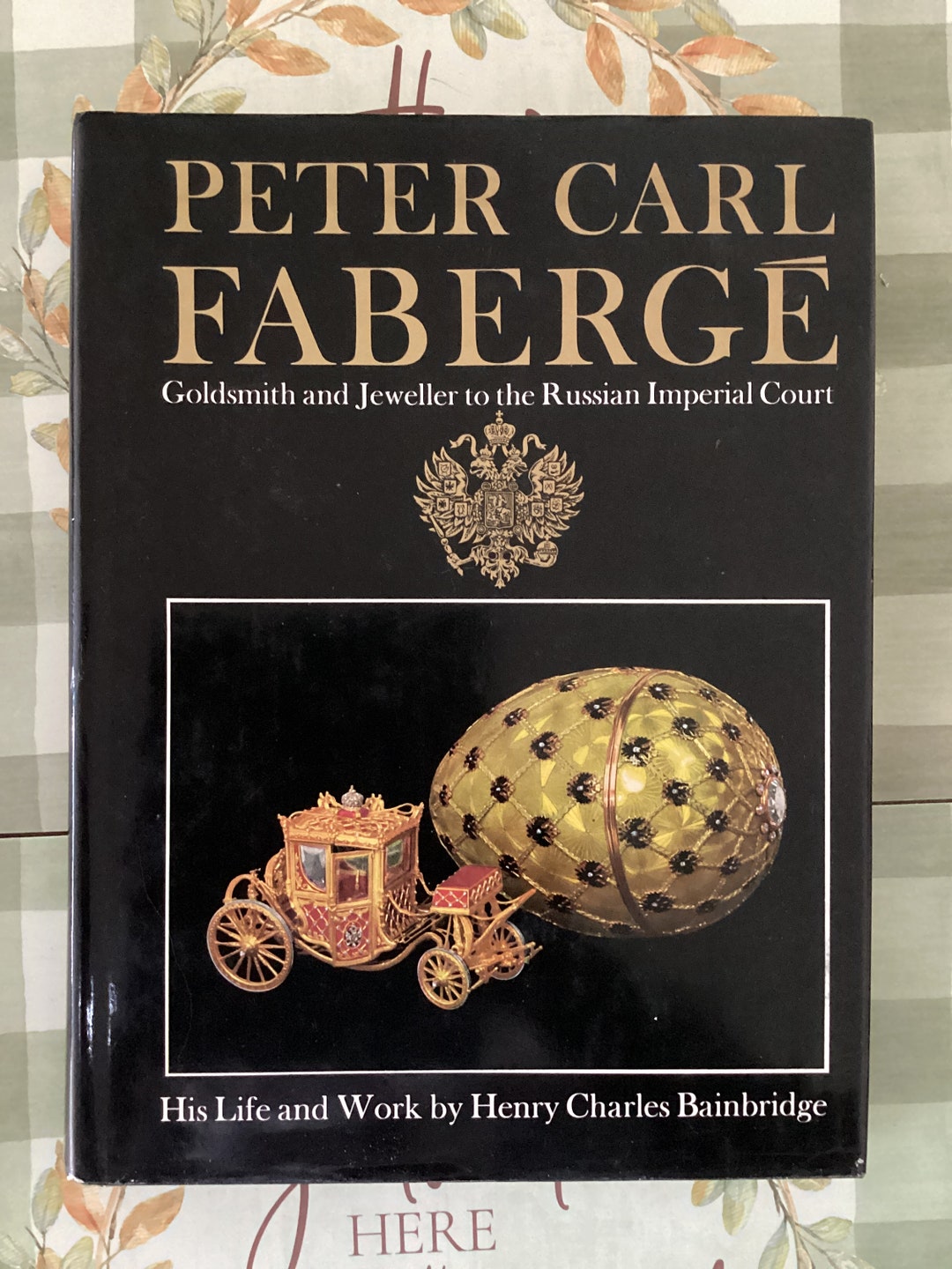 Peter Carl Fabergé: Goldsmith & Jeweller Book, 1972 Hardcover - Etsy