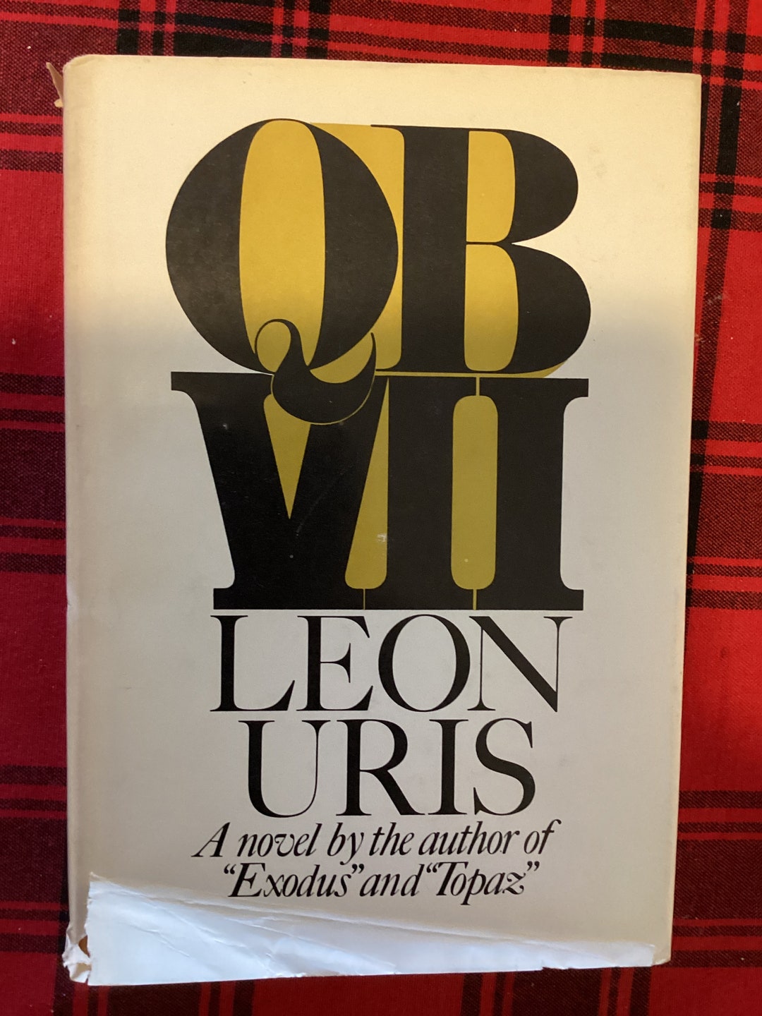 1982 "qb Vii" by LEON Uris. Book Club Edition. Hardcover Book. [very ...
