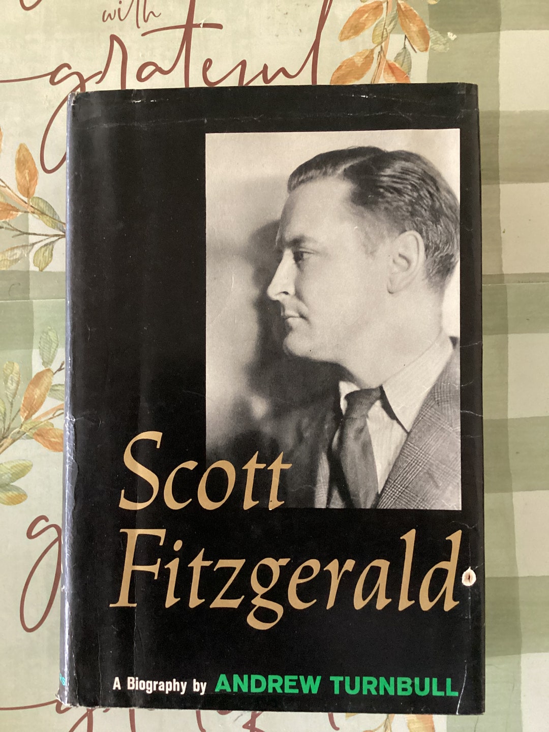 1962 SCOTT FITZGERALD by Andrew TURNBULL| Vintage Hardcover Biography ...