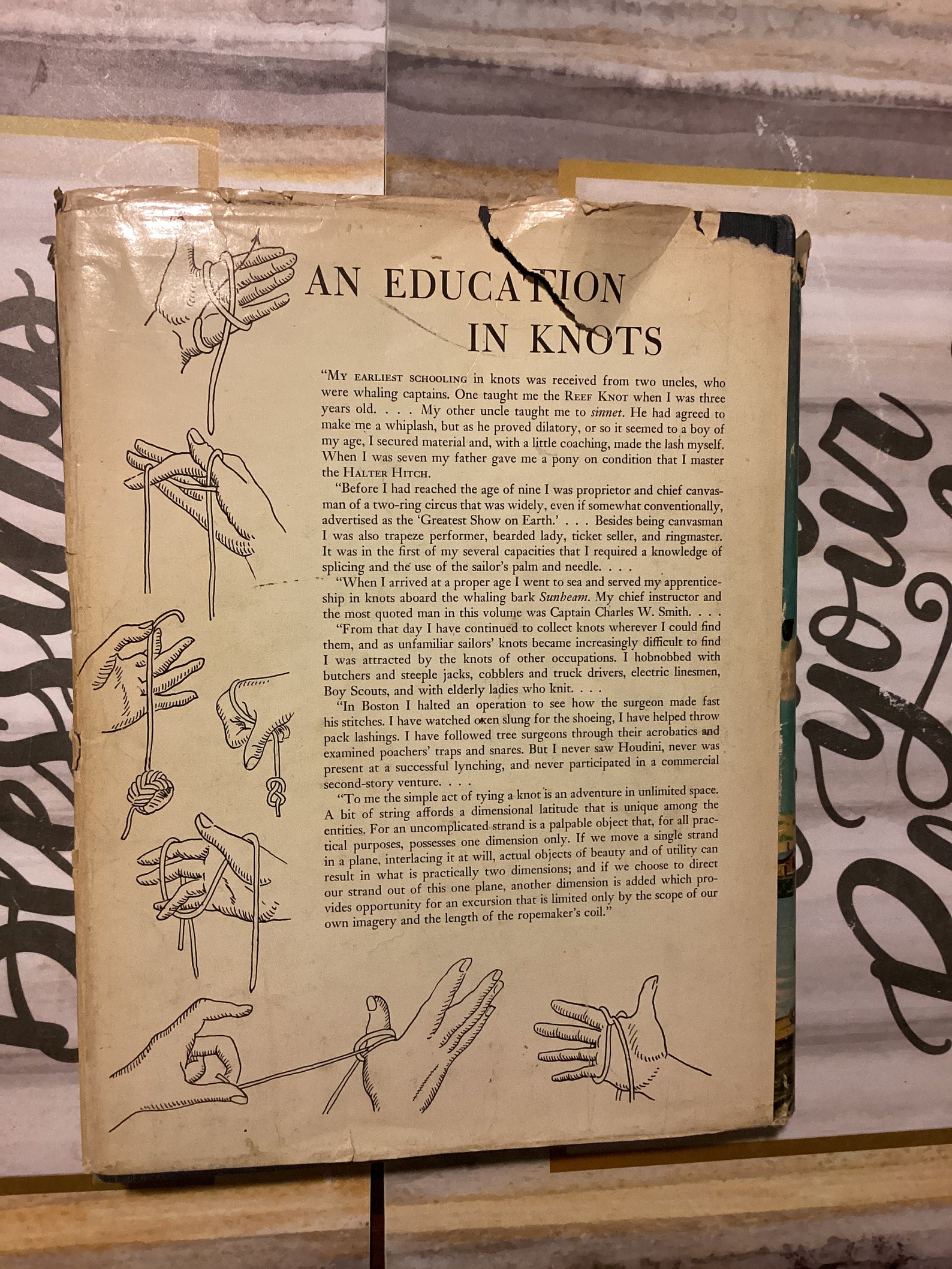 The ASHLEY BOOK of KNOTS by Clifford W Ashley 1944 Vintage Very Rare ...