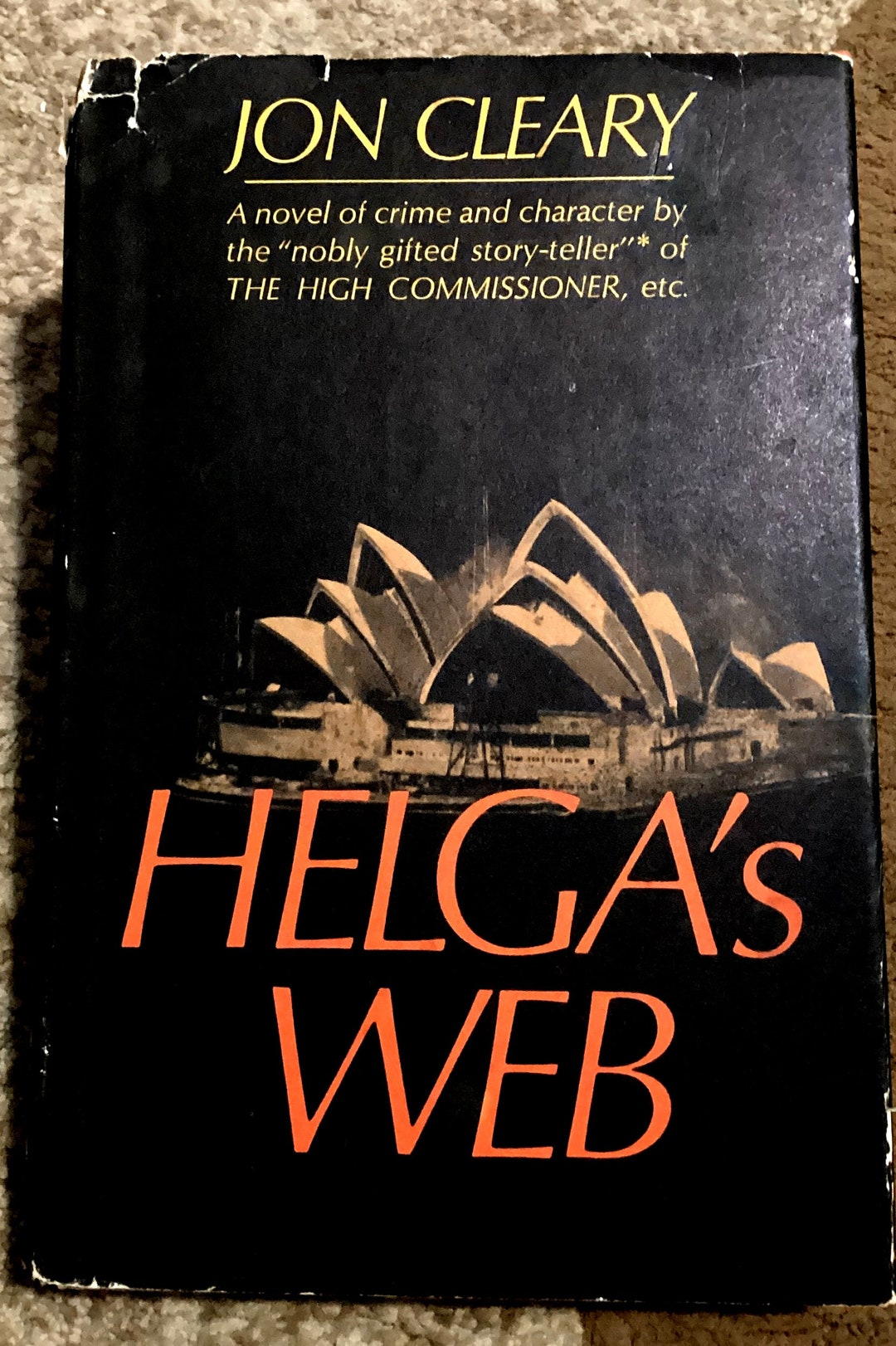 Helga's Web by Jon Cleary: 1970 First Edition Hardcover Book - Etsy