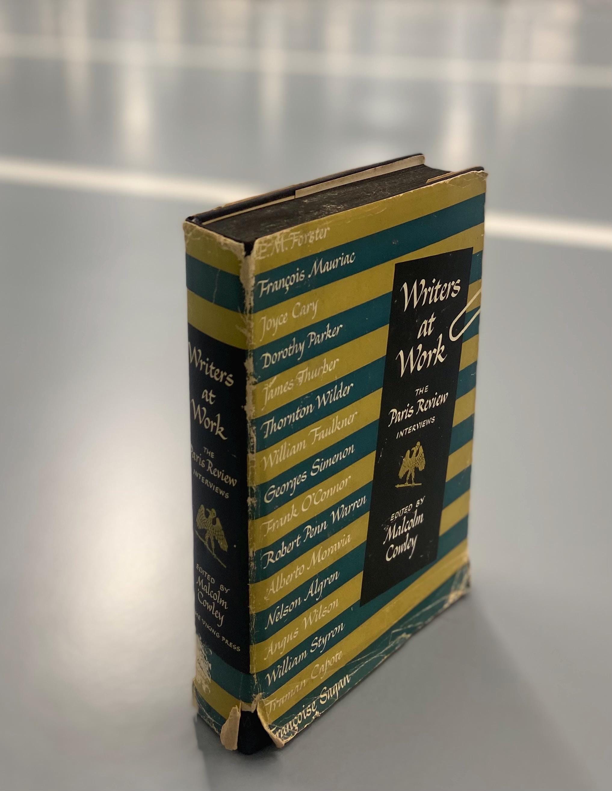 Writers at Work: the Paris Review Interviews, 1958 1st Edition - Etsy