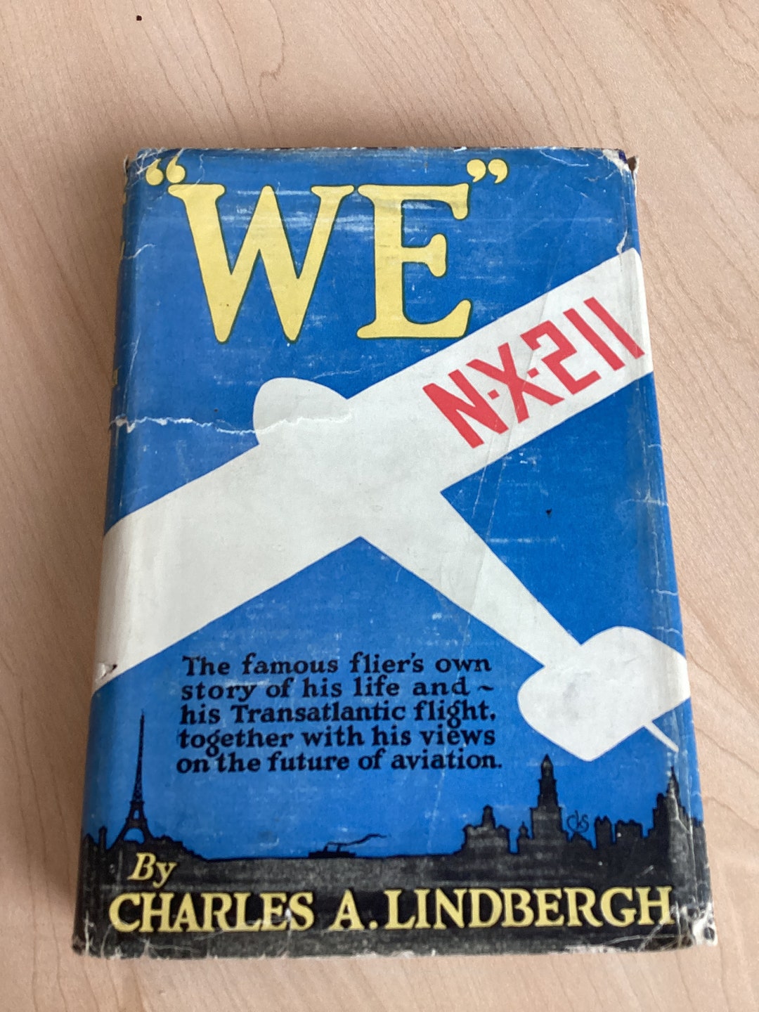 1927 WE the Famous Fliers Own Story of His Life and His Transatlantic ...