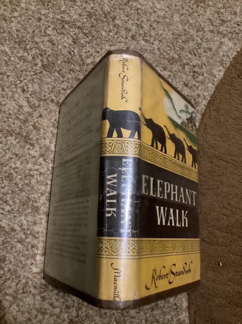ELEPHANT WALK A Novel by Robert Standish 1949 Rare Collectible ...