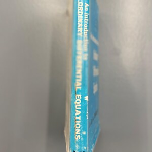 An Introduction to Ordinary Differential Equations Very Rare Vintage ...