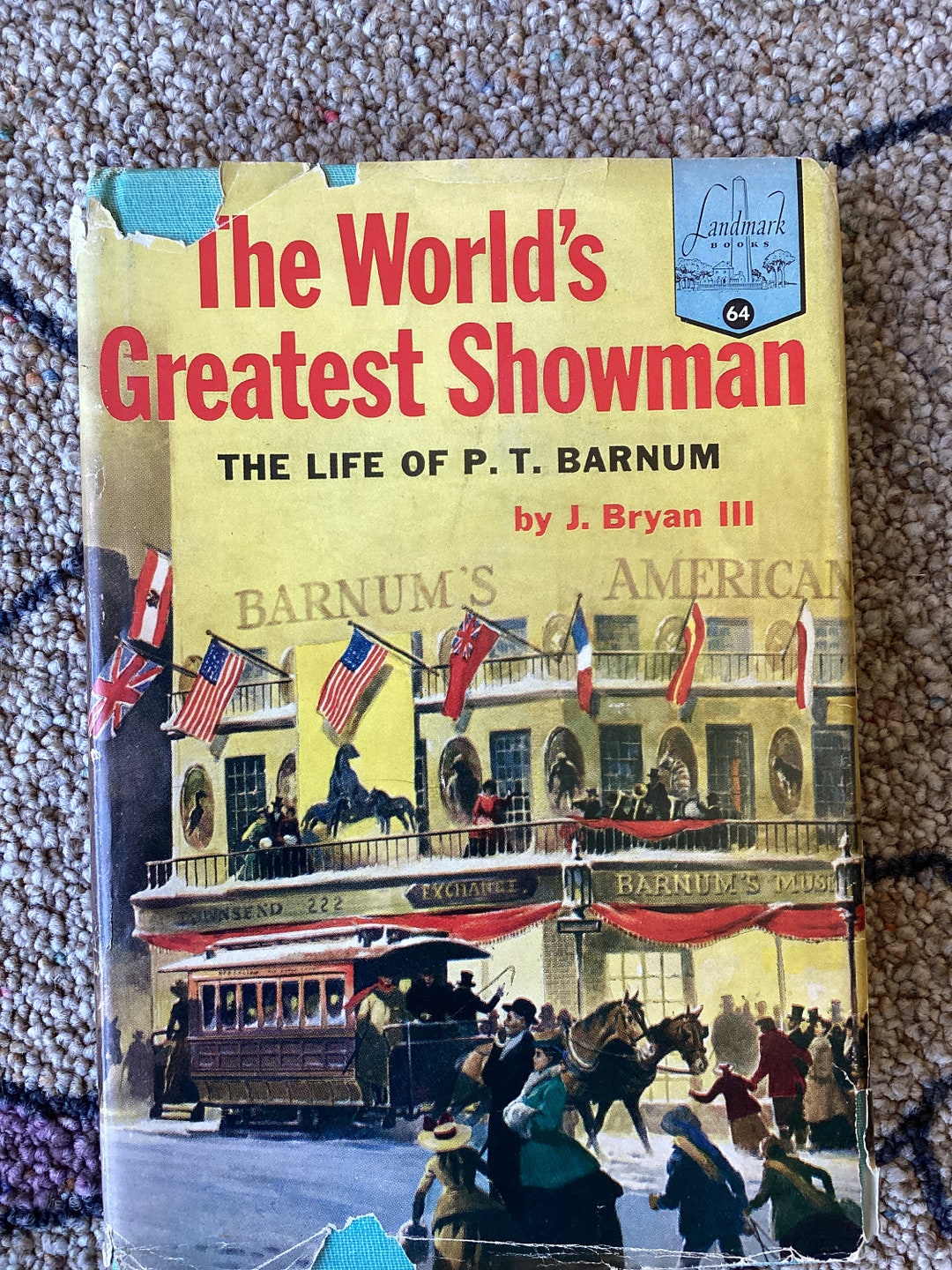 Vintage Hardcover: the Life of P.T. Barnum, First Edition - Etsy