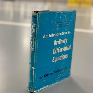 An Introduction to Ordinary Differential Equations Very Rare Vintage ...