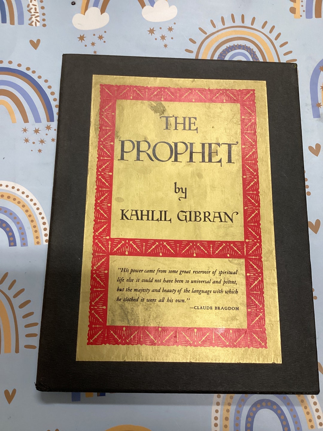 THE PROPHET by KHALIL Gibran 1971 Fifteenth Printing Hardcover Classic ...