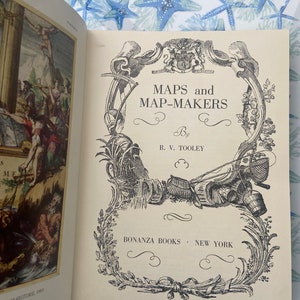 Vintage Maps & Mapmakers Hardcover Book by R.V. Tooley, 1962 - Etsy